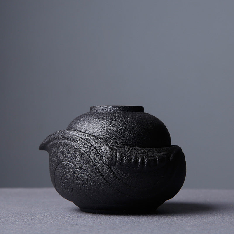 Black Dragon Japanese Travel Tea Pot | Gifts For Difficult Mothers